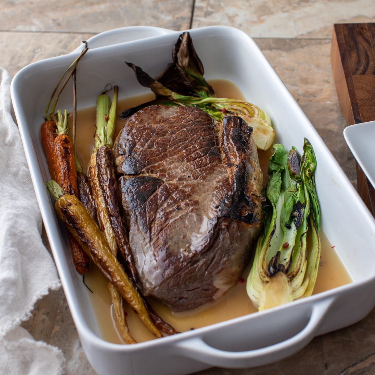 how to cook grass fed top round roast