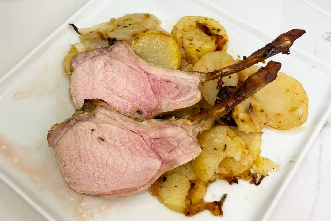 Frenched Bone-In Pork Loin Roast with Garlic and Rosemary – Grass Roots ...