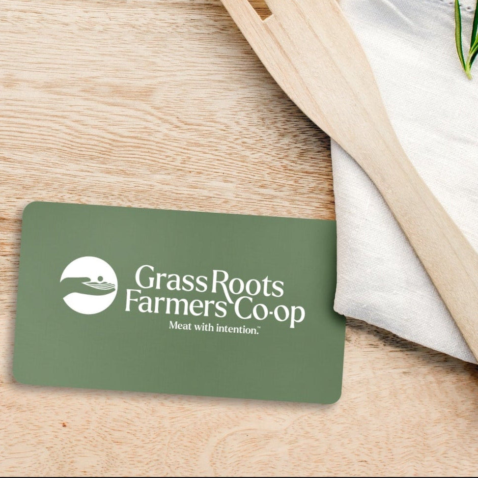 Buy A Gift Card Online | Grass Fed, Pastured Meat Delivered – Grass ...