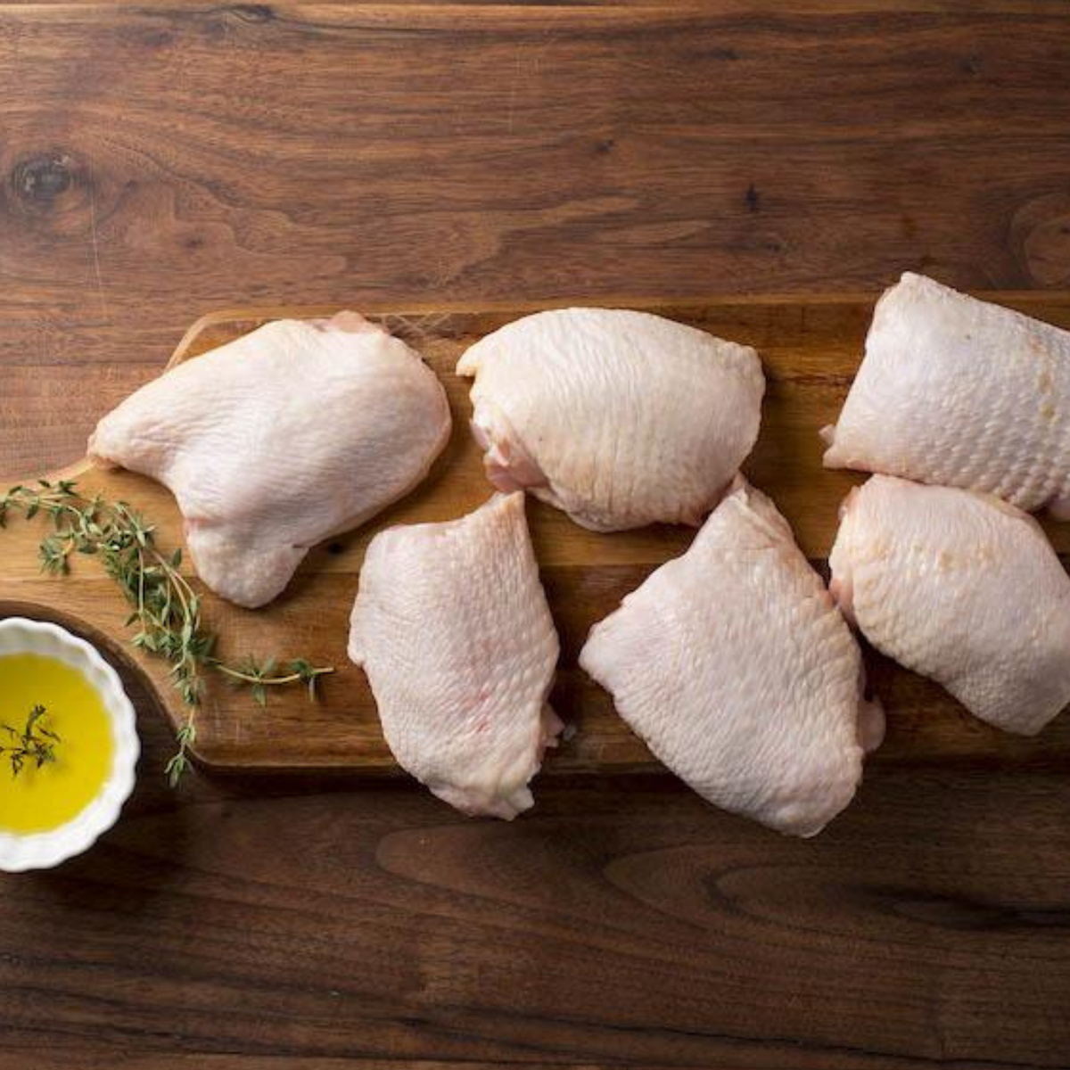 Pasture Raised Chicken Thighs, Bone-In | Grass Roots Farmers' Cooperative