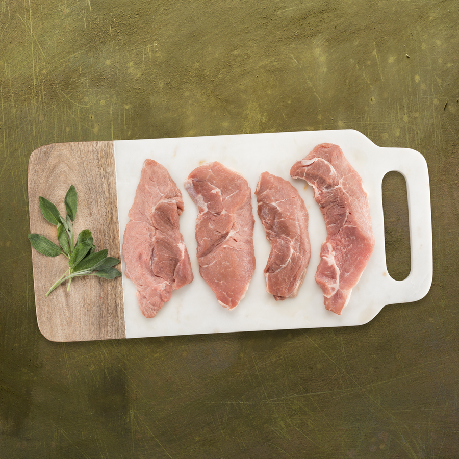 Pasture Raised Pork Sirloin Chops, Boneless | Grass Roots Farmers ...
